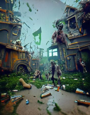 Zombies - AI Generated Artwork - NightCafe Creator