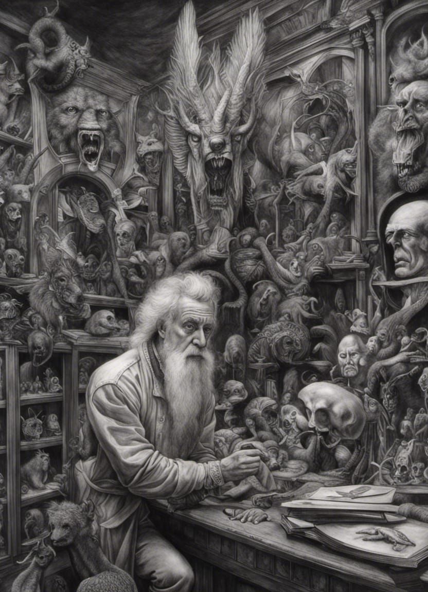 CRYPTID PORTRAIT OF YOURS TRULY - AI Generated Artwork - NightCafe Creator