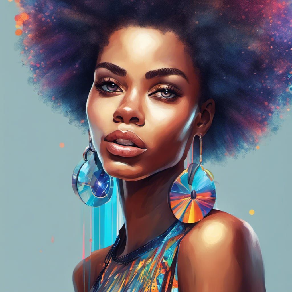 Afro Funky #5 - AI Generated Artwork - NightCafe Creator