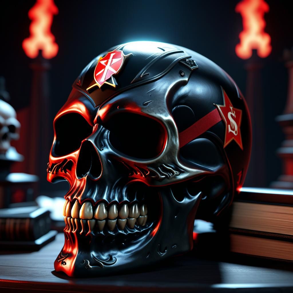 The Skull of Booth - AI Generated Artwork - NightCafe Creator