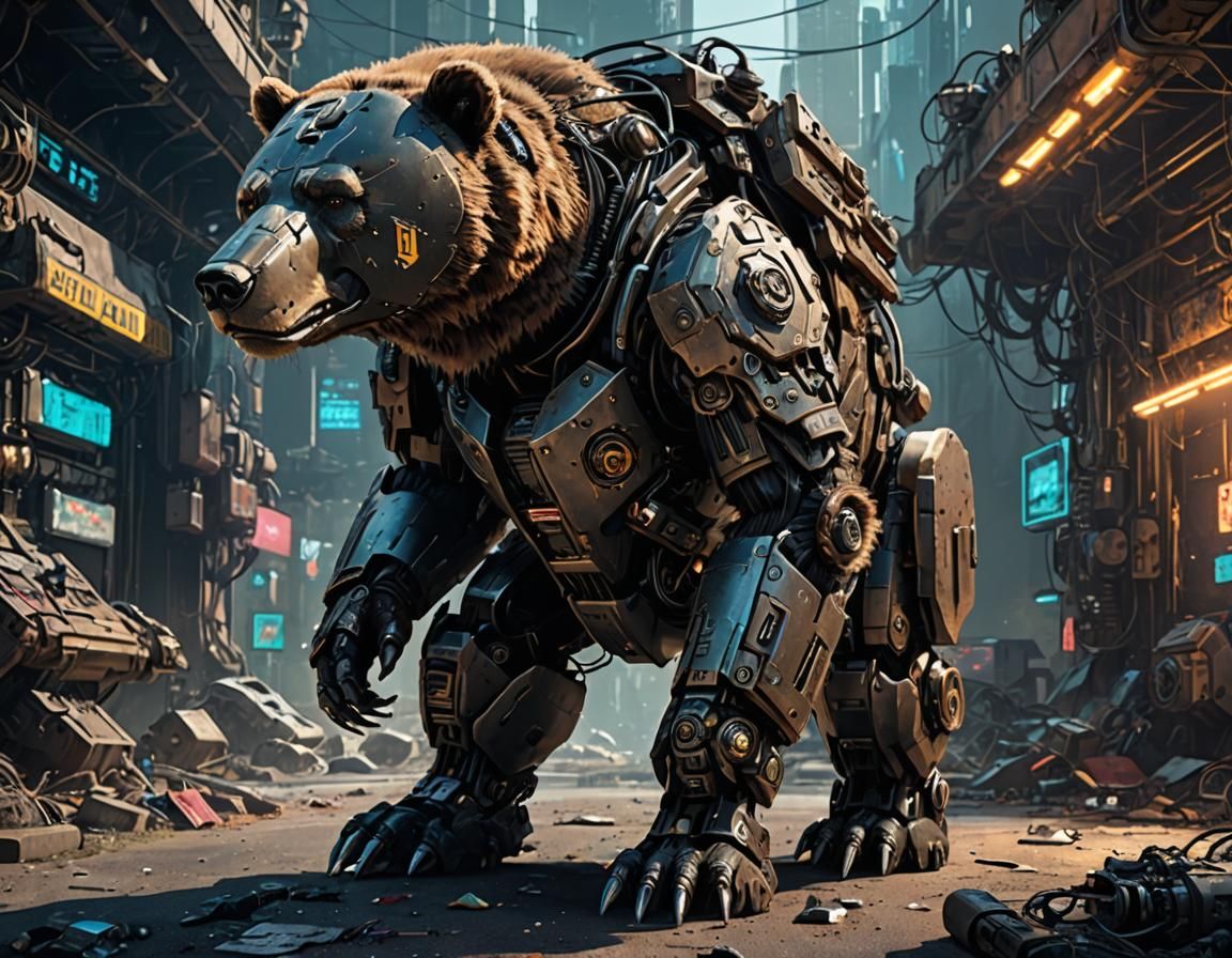 Is a bear, but it's a cybertronic_animal, looks like an old Survival ...