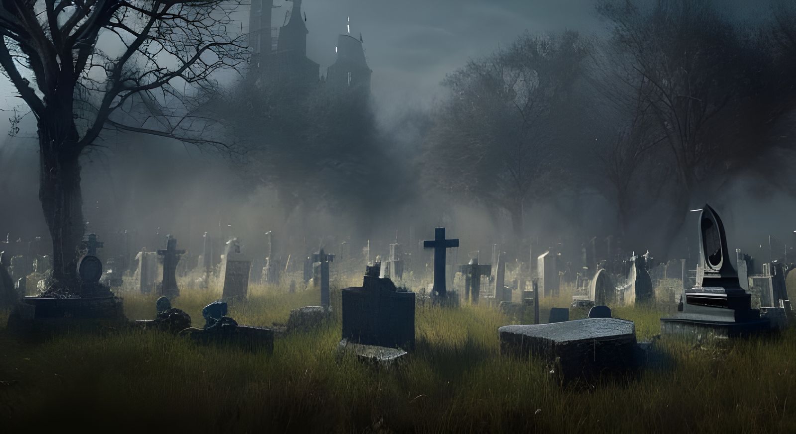 Medieval Graveyard - AI Generated Artwork - NightCafe Creator