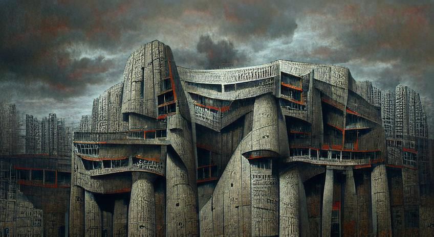 Dystopian prison - AI Generated Artwork - NightCafe Creator