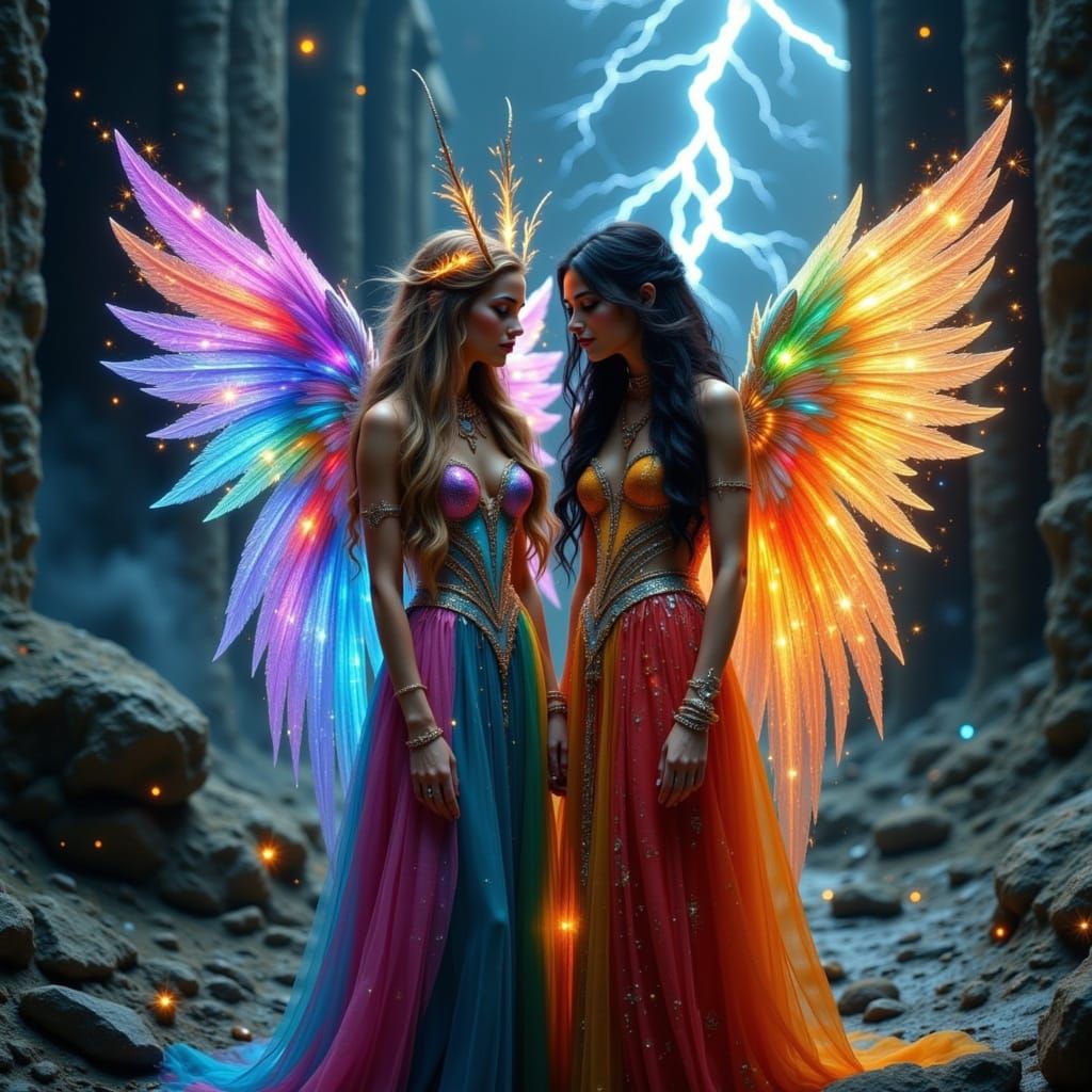 Inanna and Nyx @Inanna_Ishtar - Celestial Goddess Emerges in...