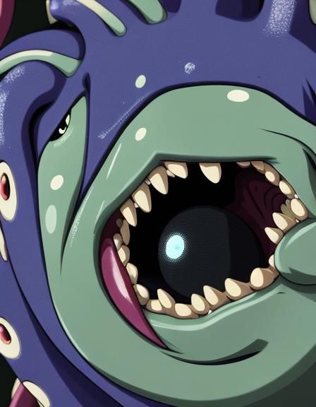 a weird anime monster - AI Generated Artwork - NightCafe Creator