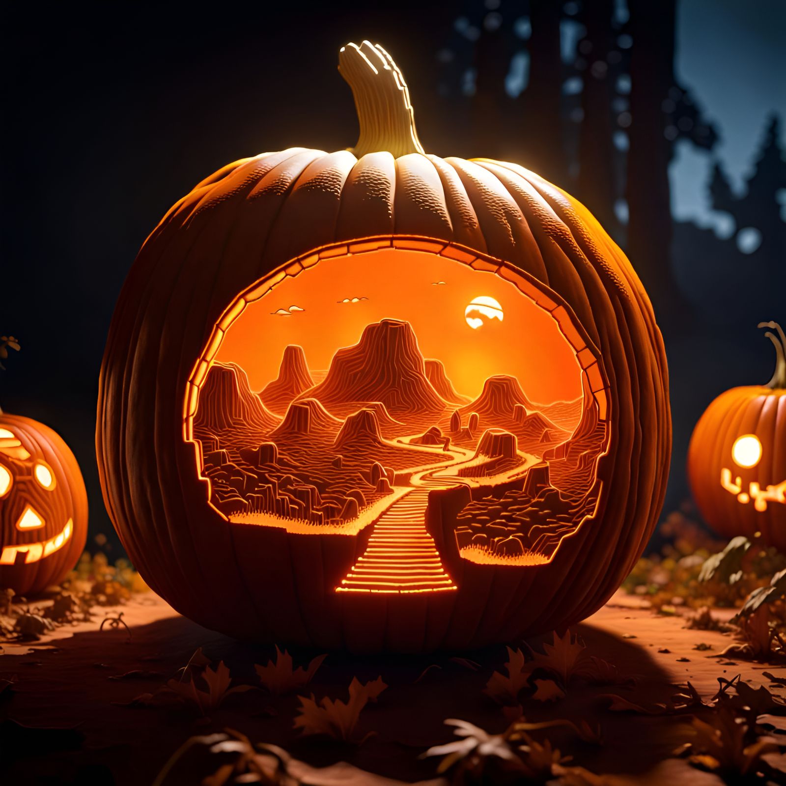 Enter the Pumpkinverse - AI Generated Artwork - NightCafe Creator