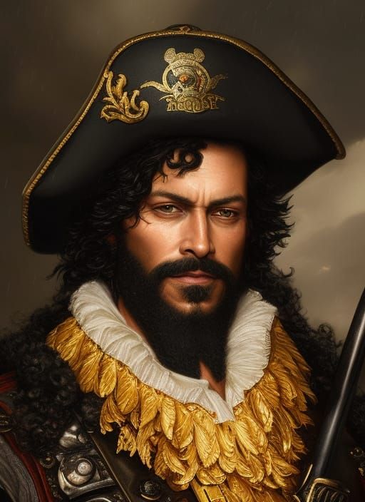 Captain Blackbeard - AI Generated Artwork - NightCafe Creator