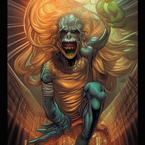 An insane writer - AI Generated Artwork - NightCafe Creator