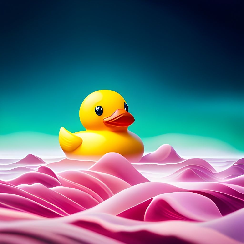 Drifting Duck - AI Generated Artwork - NightCafe Creator