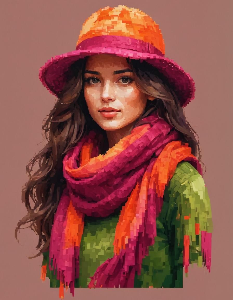 Pixelated woman - Pixelated woman