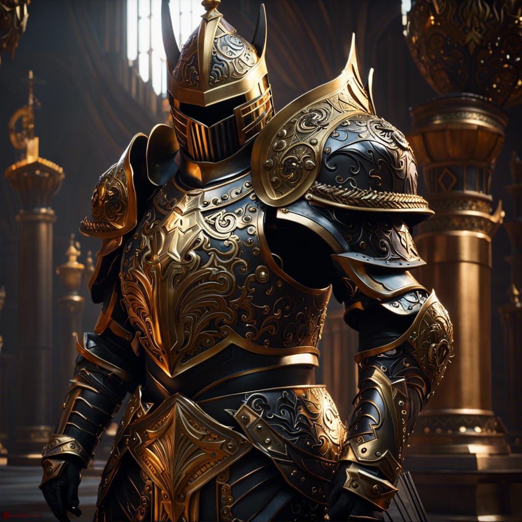 Masterful! Intricated Armor! ancient knight - AI Generated Artwork ...
