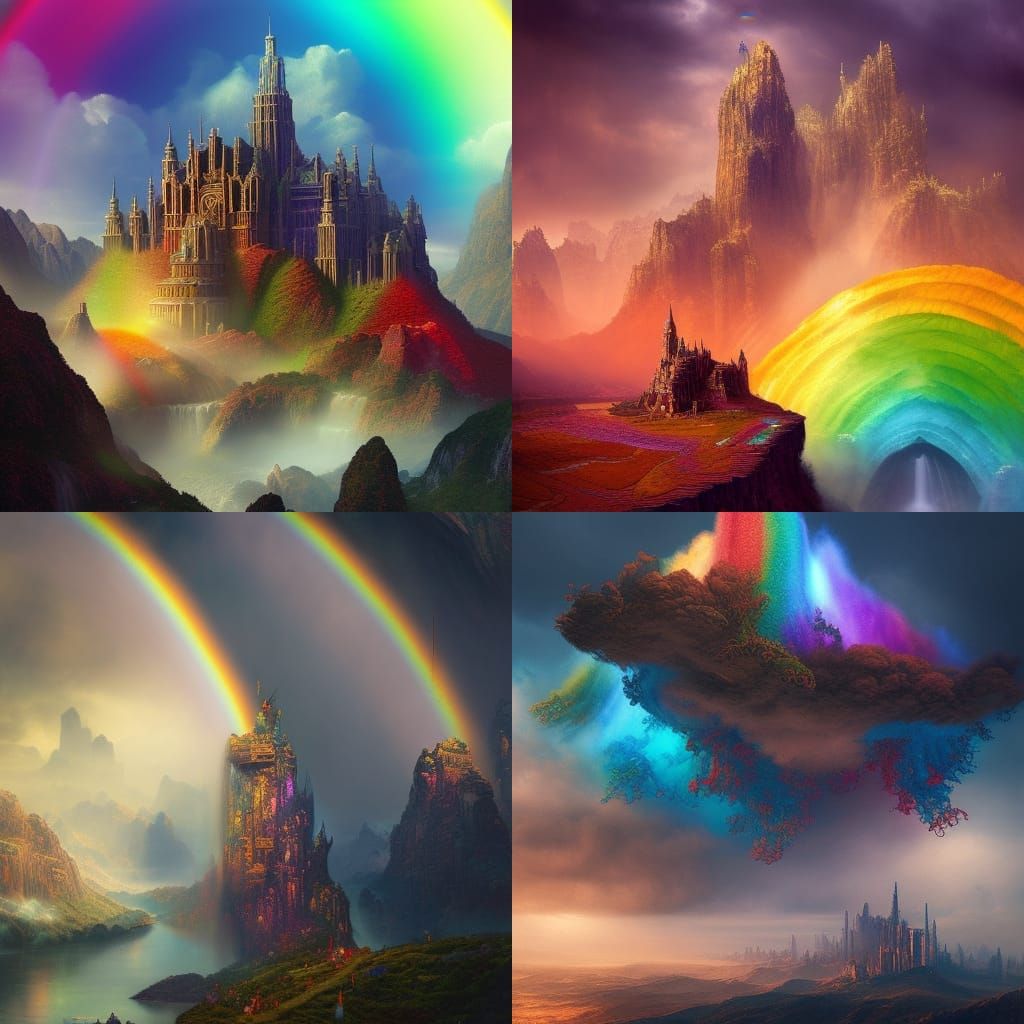 Making Rainbows - AI Generated Artwork - NightCafe Creator