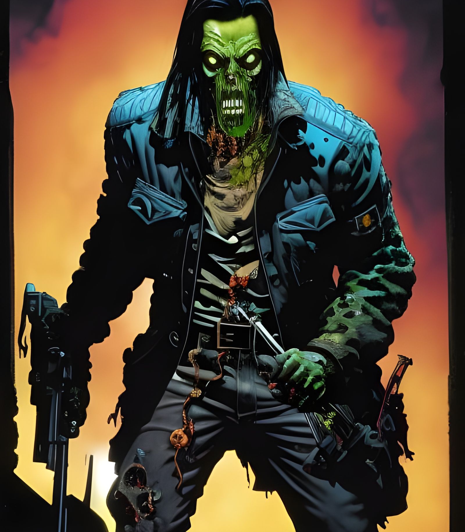 Gangster Ghoul - AI Generated Artwork - NightCafe Creator