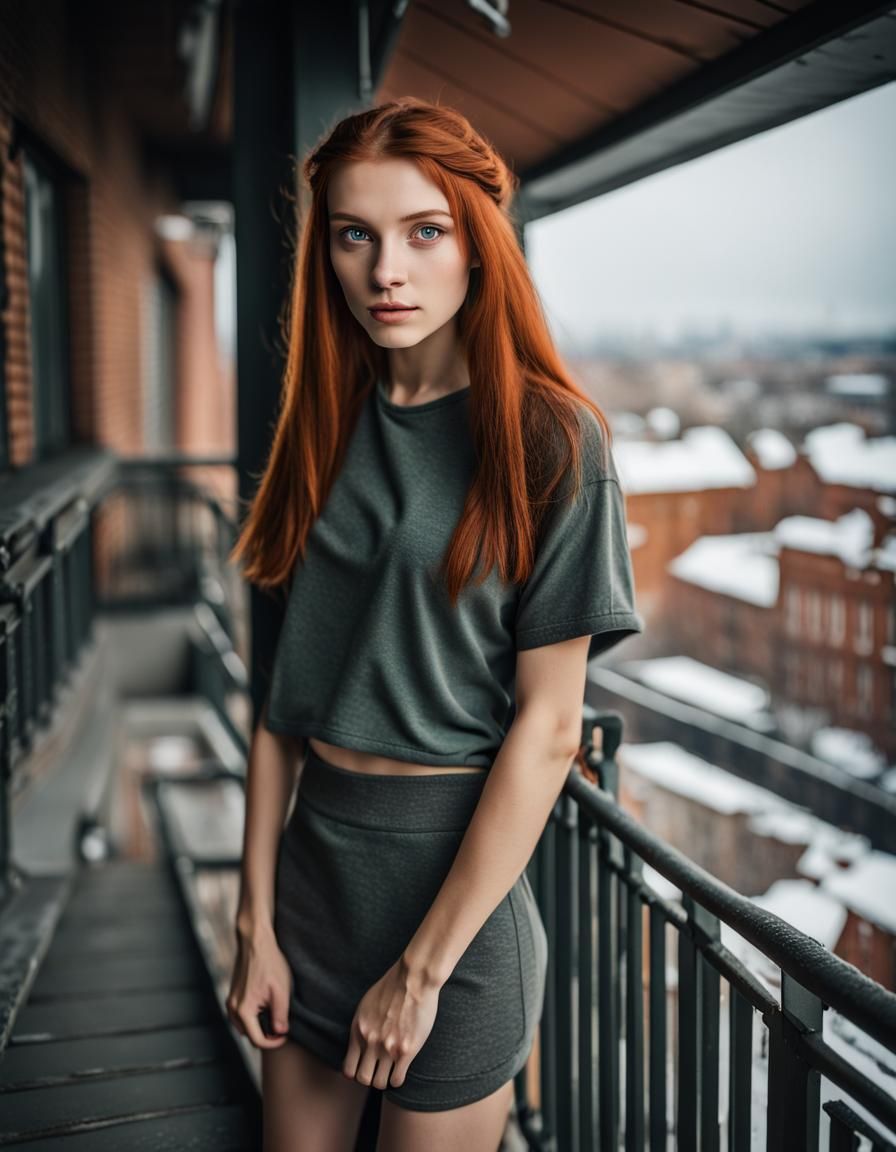 Skinny girl - AI Generated Artwork - NightCafe Creator