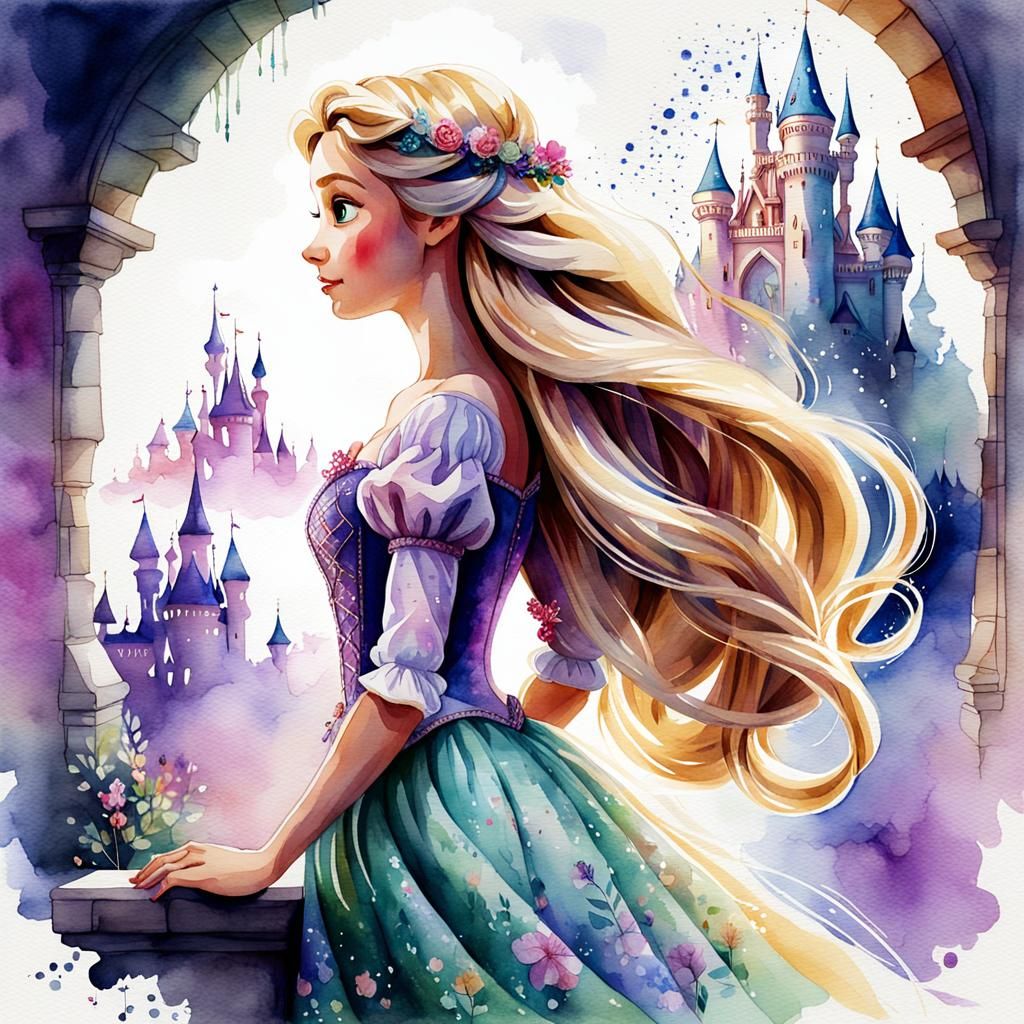 Rapunzel - AI Generated Artwork - NightCafe Creator