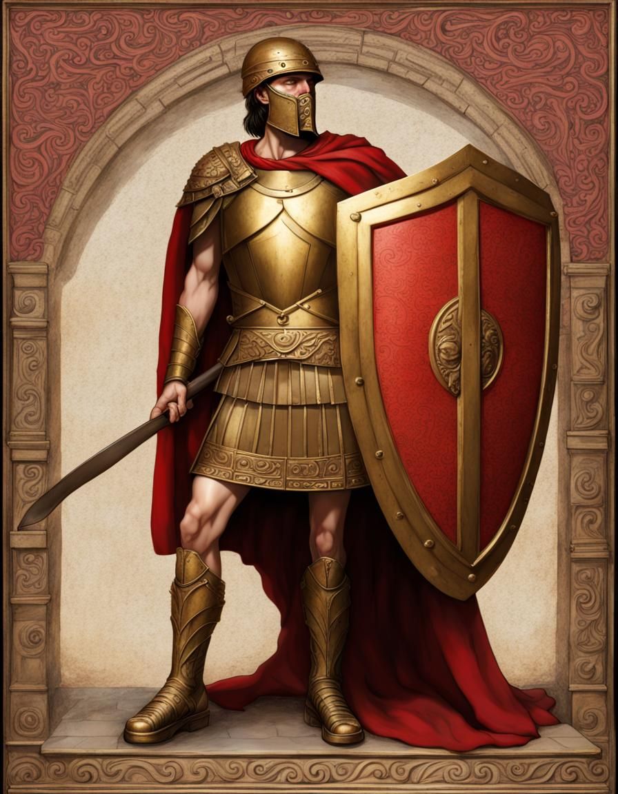 Ancient Greek Soldier, 5 - AI Generated Artwork - NightCafe Creator