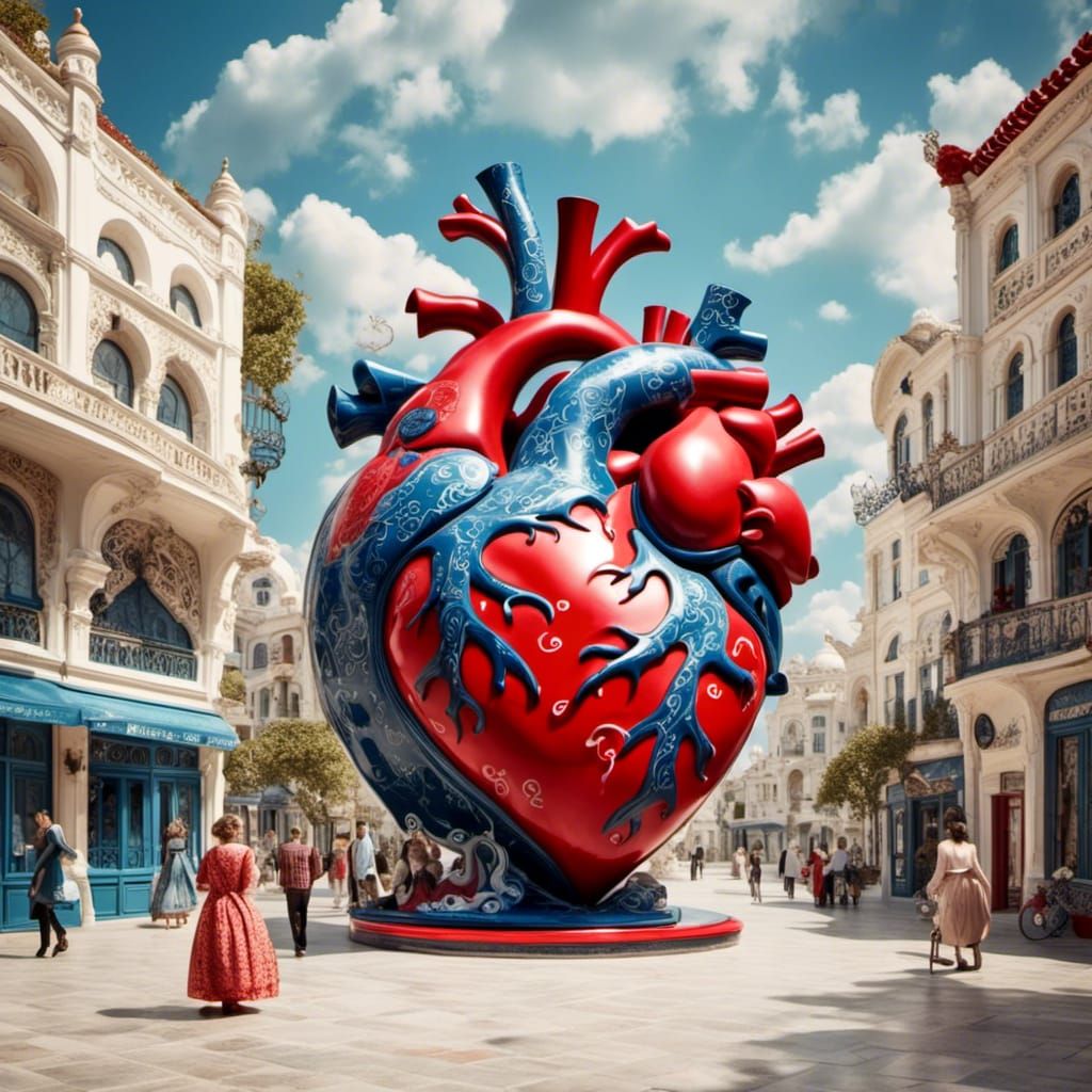 Heart of the City - AI Generated Artwork - NightCafe Creator