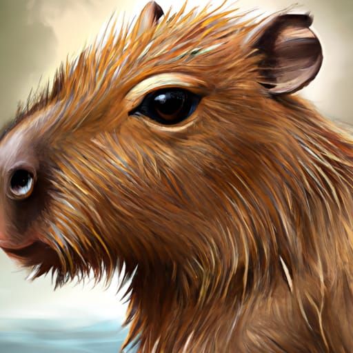 Bob the capybara - AI Generated Artwork - NightCafe Creator