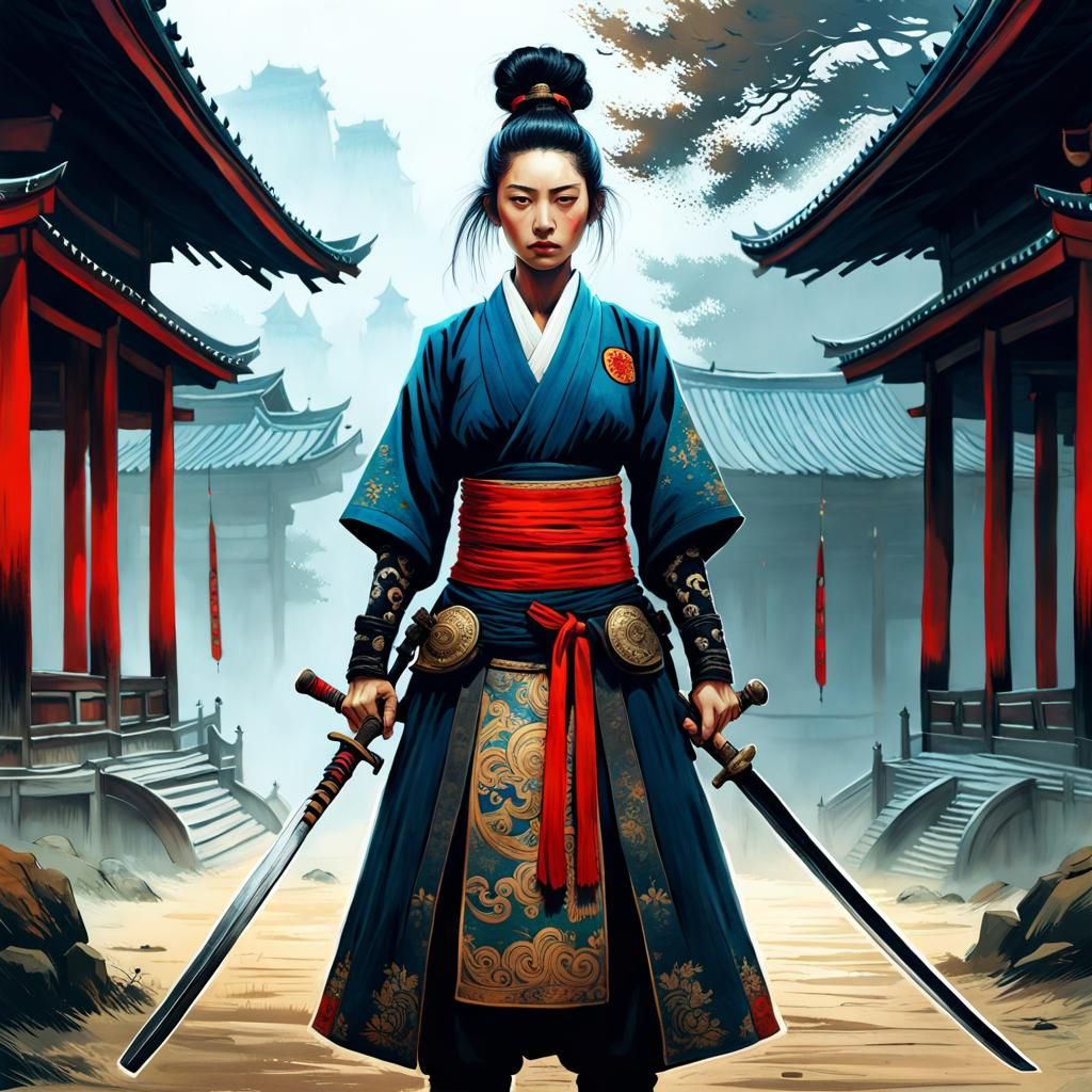 Samurai Assassin - AI Generated Artwork - NightCafe Creator