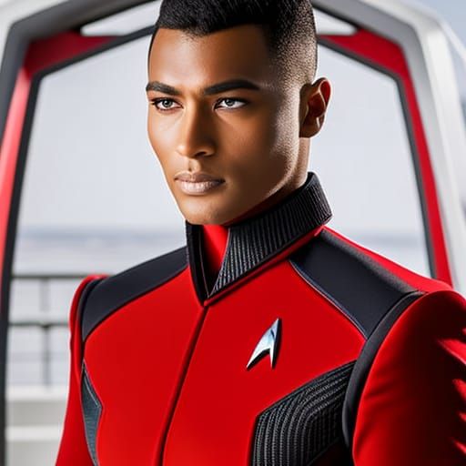 Starfleet officer - AI Generated Artwork - NightCafe Creator