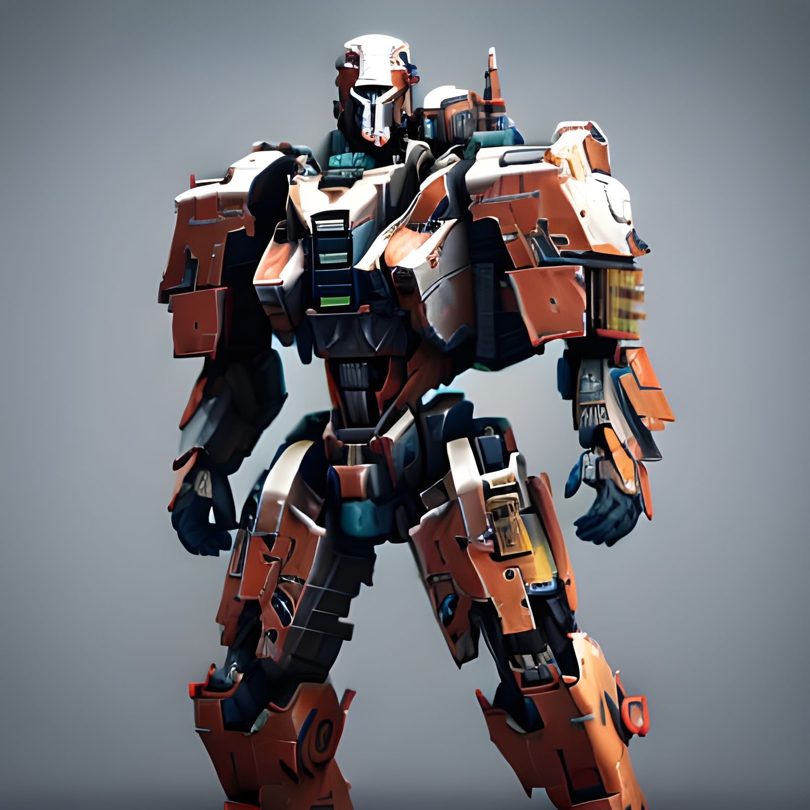Starcraft tiger mech - AI Generated Artwork - NightCafe Creator