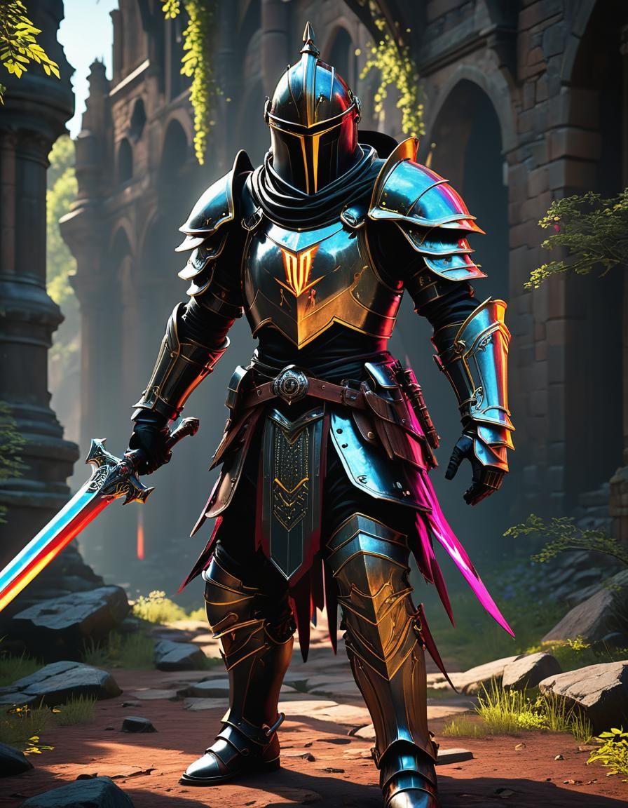 The Mythical Armor - AI Generated Artwork - NightCafe Creator