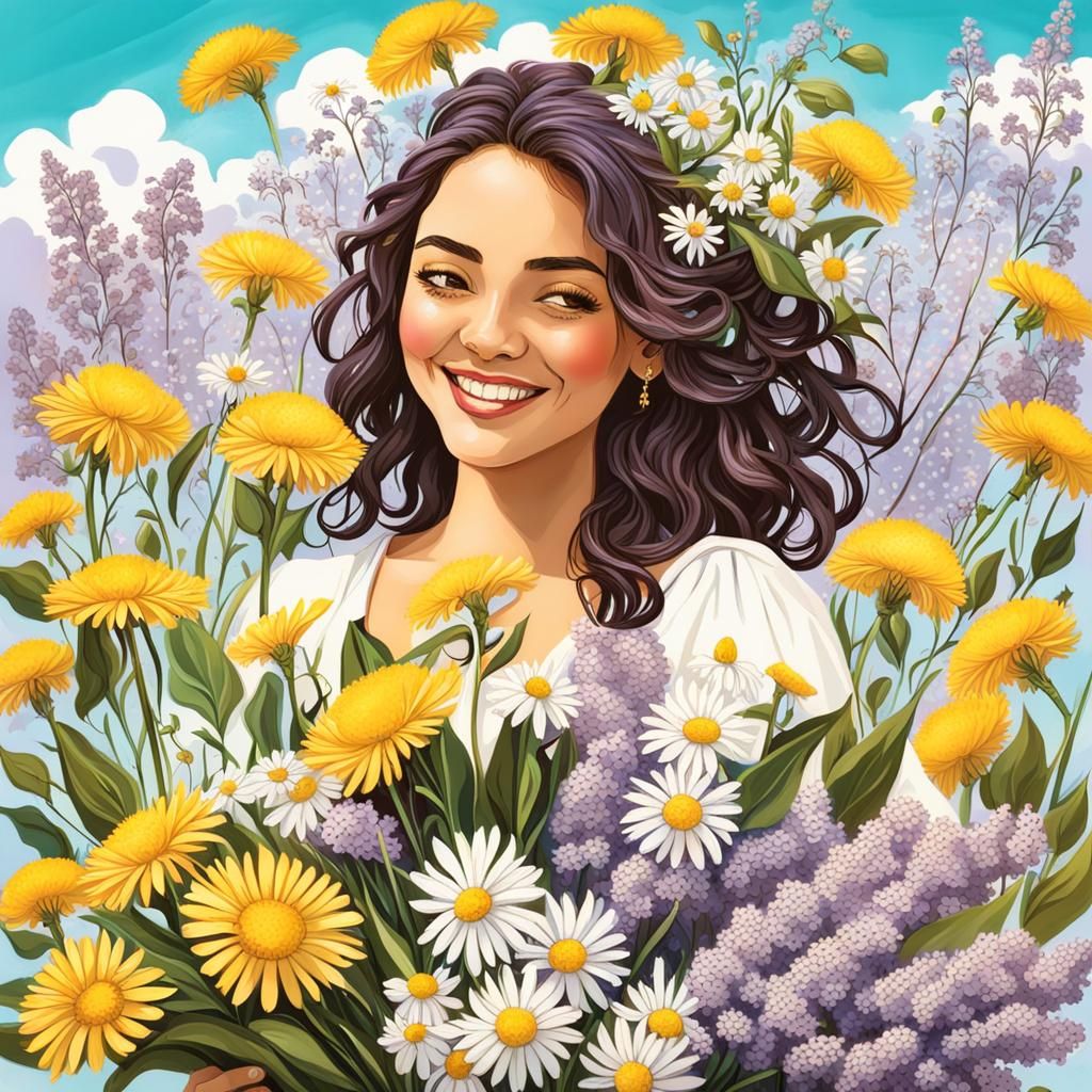 My Favorite Flowers - AI Generated Artwork - NightCafe Creator