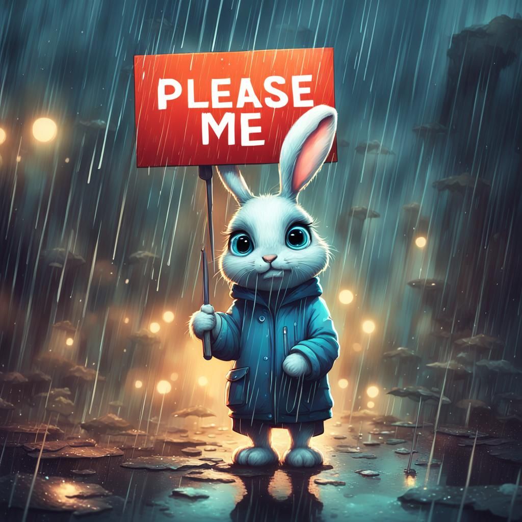 Please Me, Rabbit. - AI Generated Artwork - NightCafe Creator
