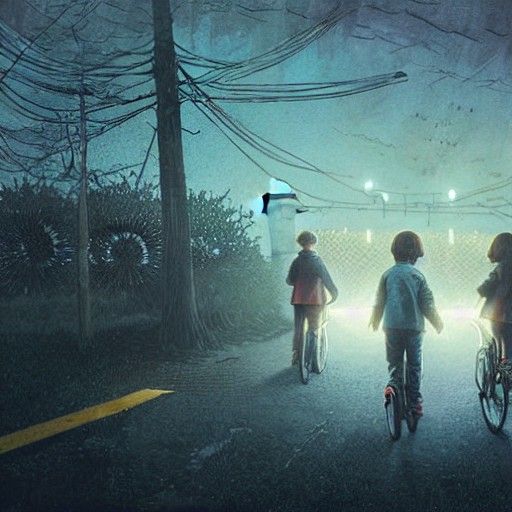 Stranger things - AI Generated Artwork - NightCafe Creator