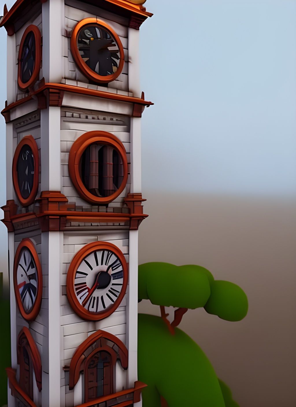 Clock towers - AI Generated Artwork - NightCafe Creator
