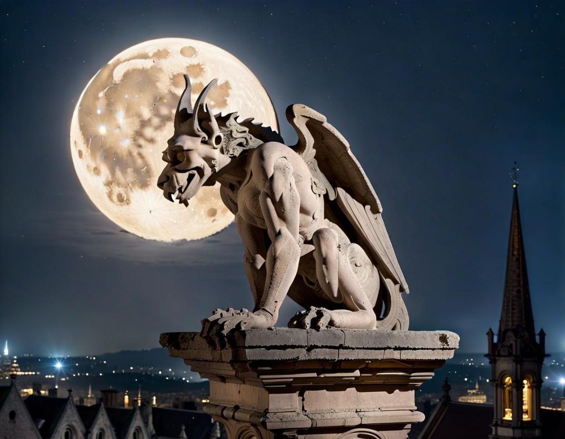 Gargoyle - AI Generated Artwork - NightCafe Creator