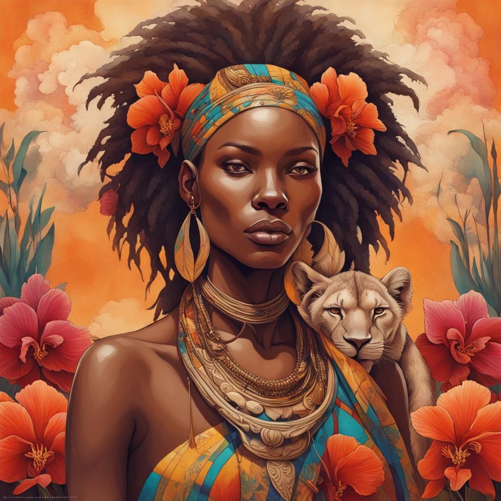 Lioness - AI Generated Artwork - NightCafe Creator