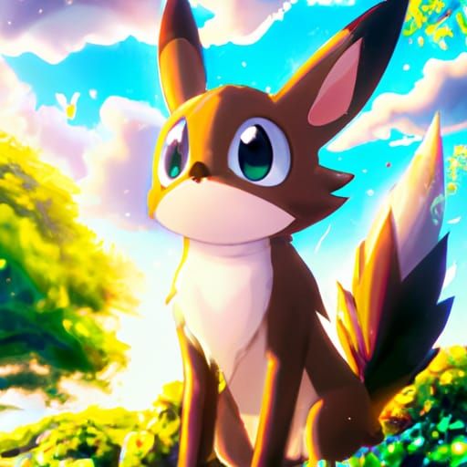 Eevee Pokémon - AI Generated Artwork - NightCafe Creator