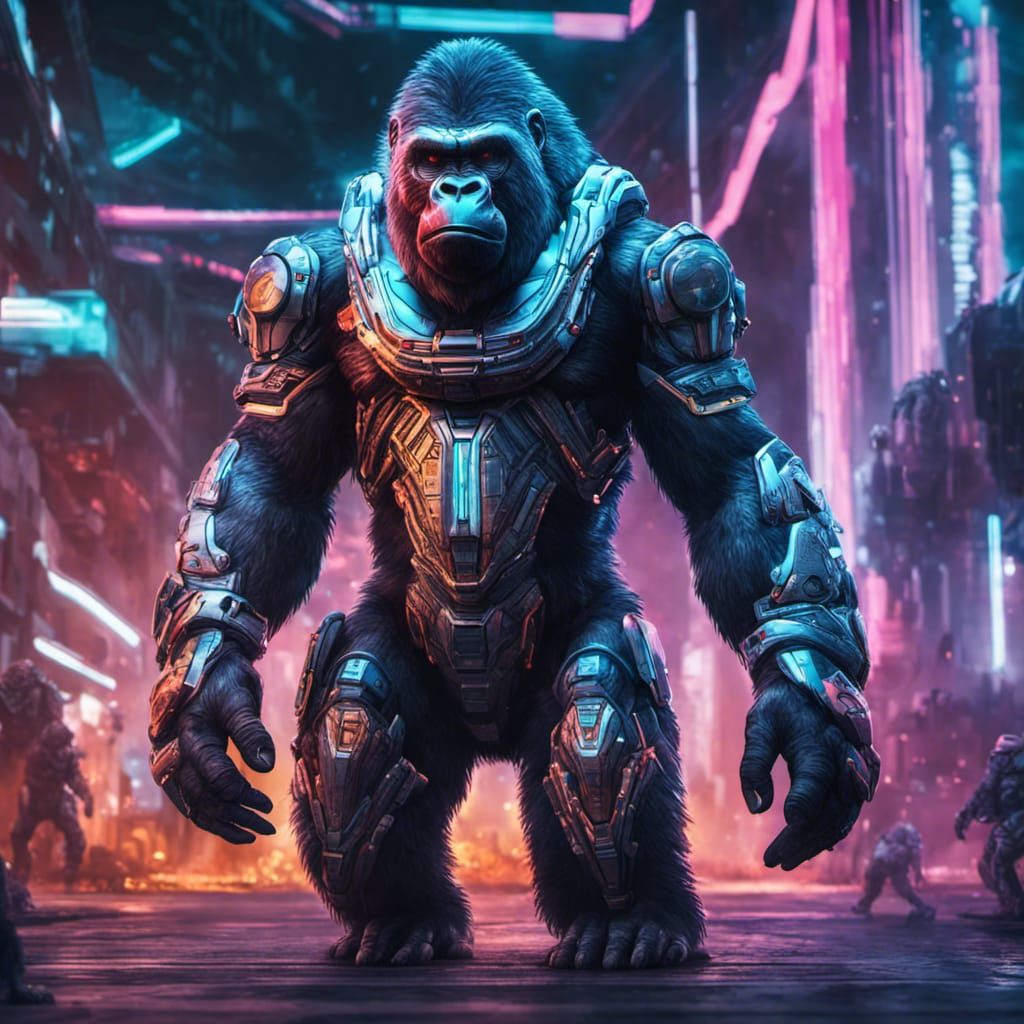 Age of apes - AI Generated Artwork - NightCafe Creator