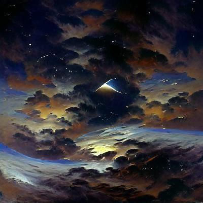 Night sky - AI Generated Artwork - NightCafe Creator