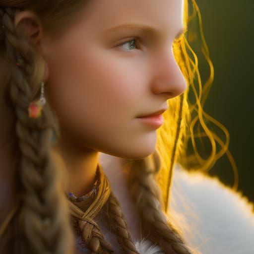 Cute Girl - AI Generated Artwork - NightCafe Creator