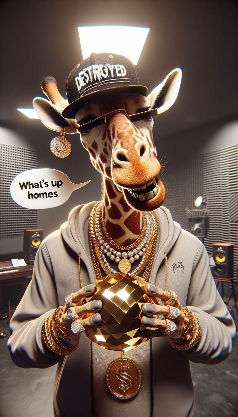 Giraffe (destroyed edition) - AI Generated Artwork - NightCafe Creator