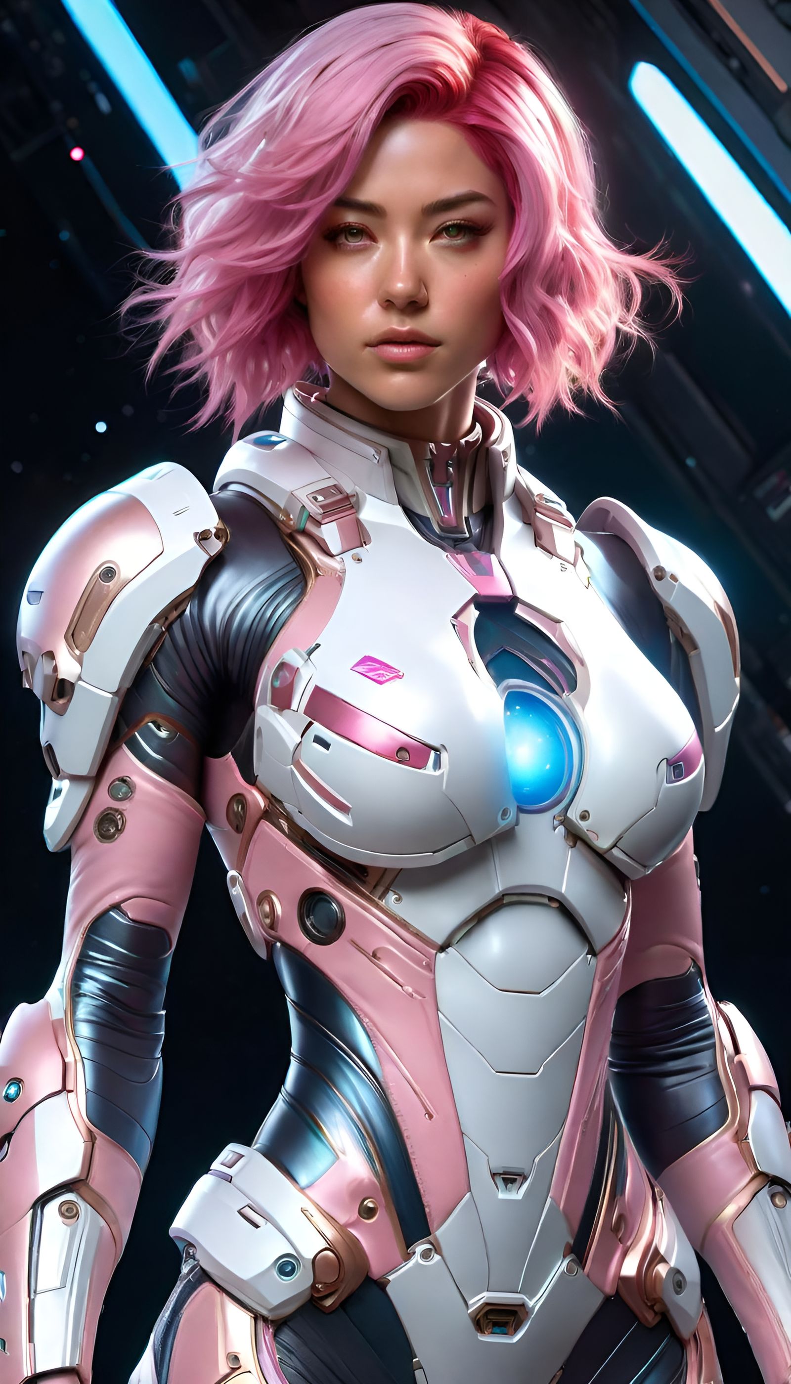 AstroGirl 9000 AD - AI Generated Artwork - NightCafe Creator