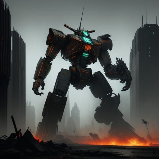 Unit-B009: "Extinction" (World-Render Megadroid)