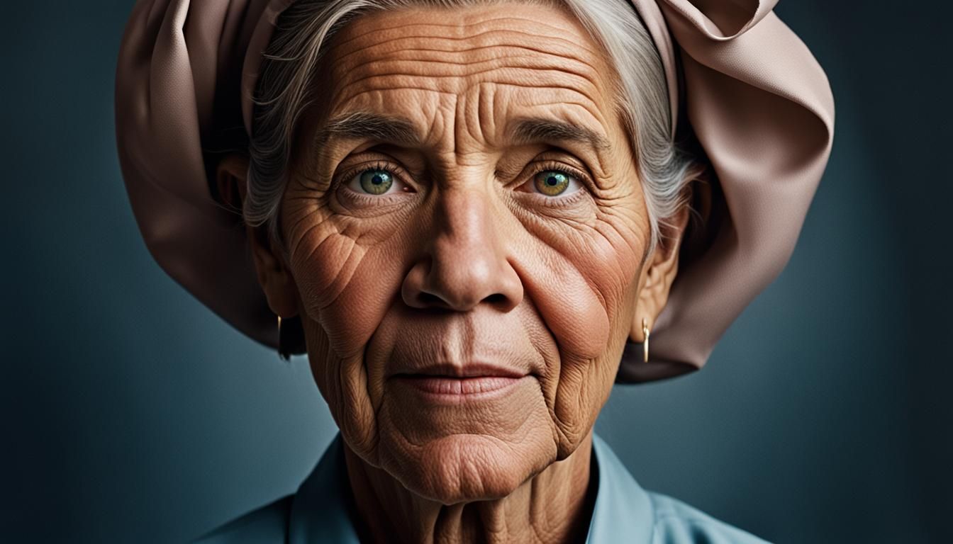 Old beautifull woman - AI Generated Artwork - NightCafe Creator