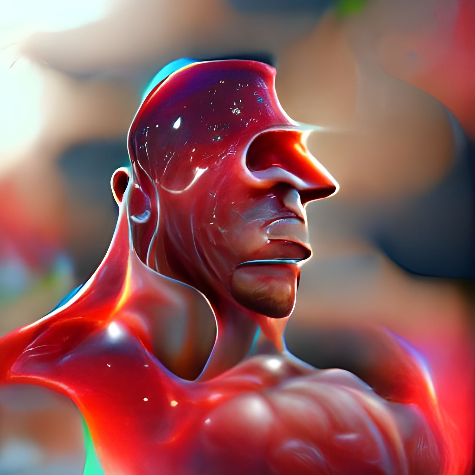 Muscle man - AI Generated Artwork - NightCafe Creator