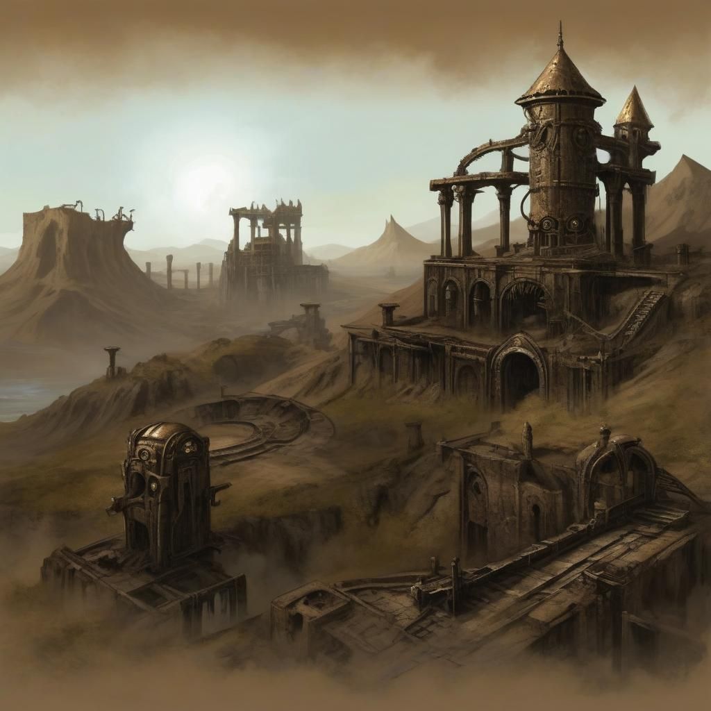 Morrowind: Dwemer Structure Concept (Unfinished V2) - AI Generated ...