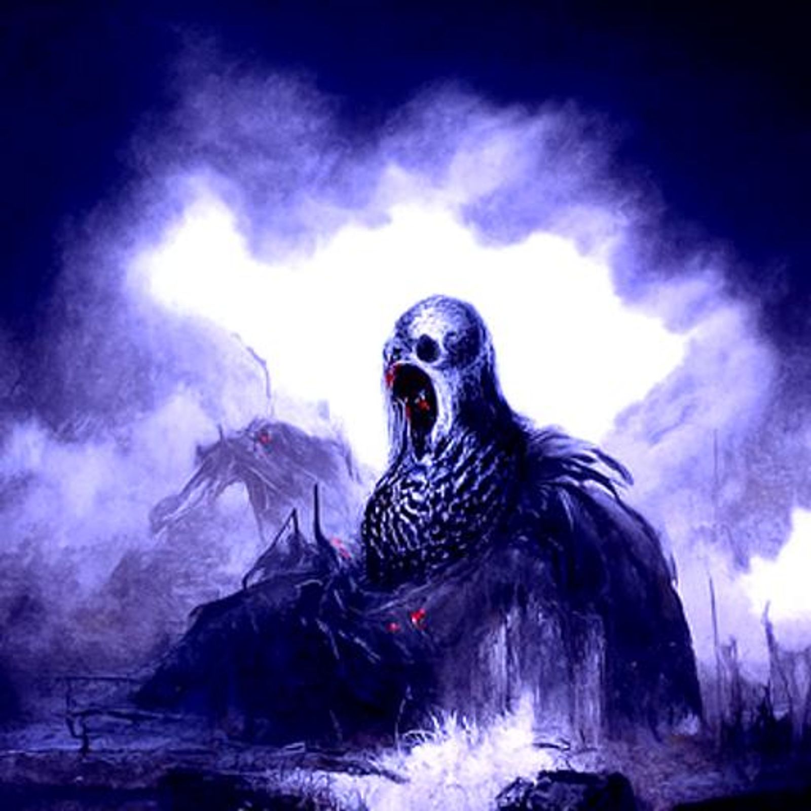 Frozen foreboding hellscape - AI Generated Artwork - NightCafe Creator