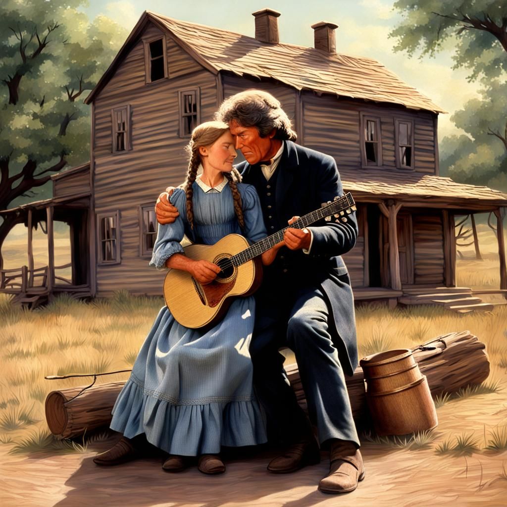 Little house on the prairie - AI Generated Artwork - NightCafe Creator