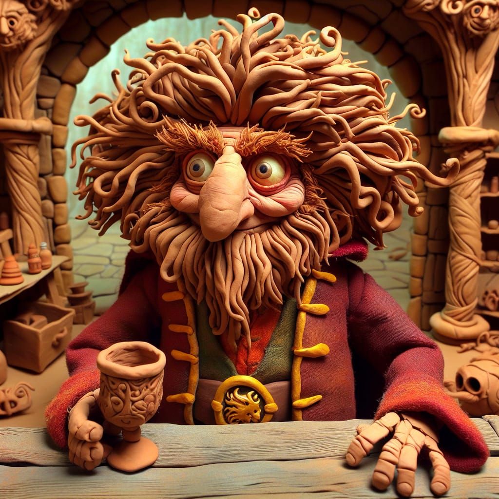 Clay art character - Clay art character