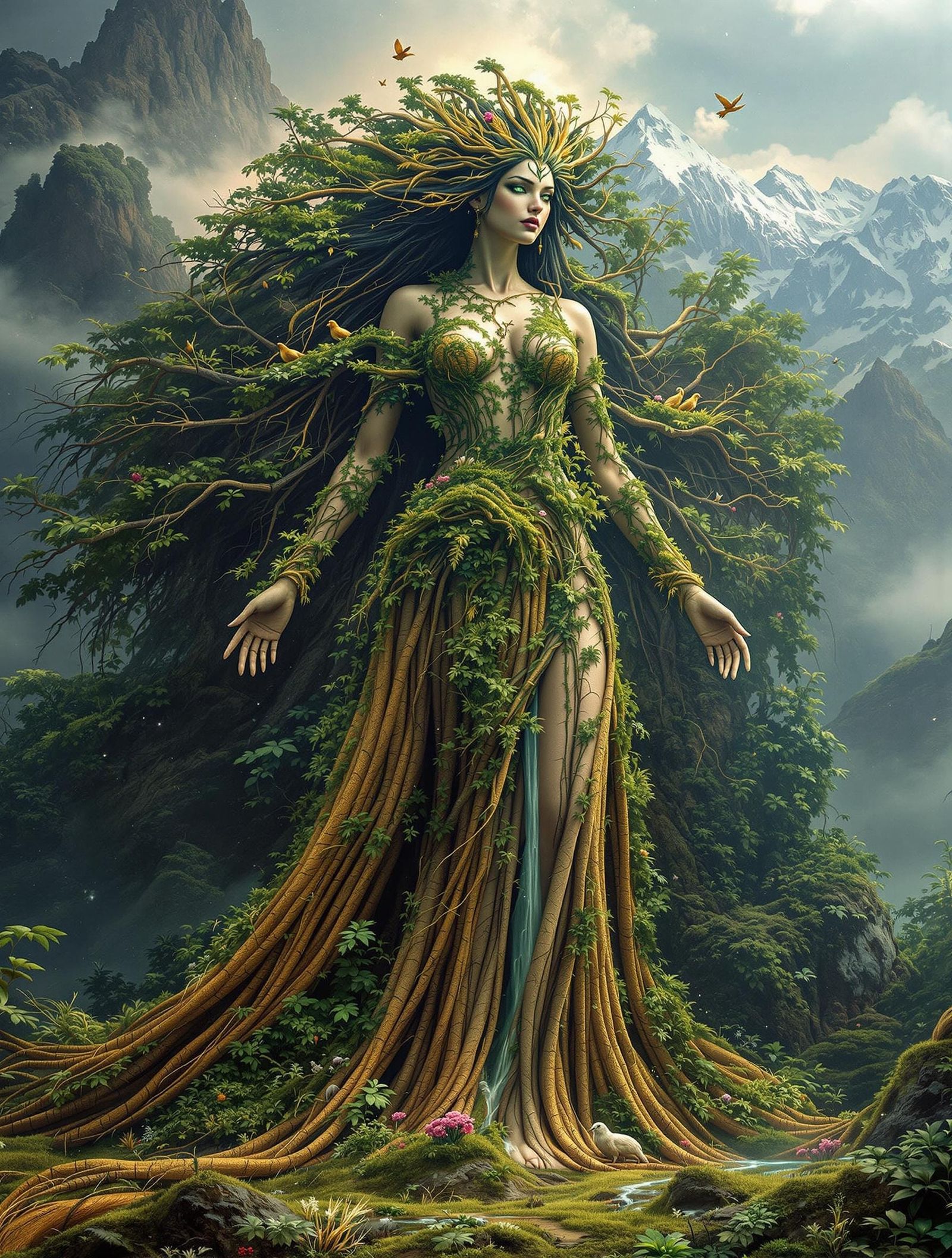Gaia – The Living Earth - Goddess of the Earthly Realm in Vi...