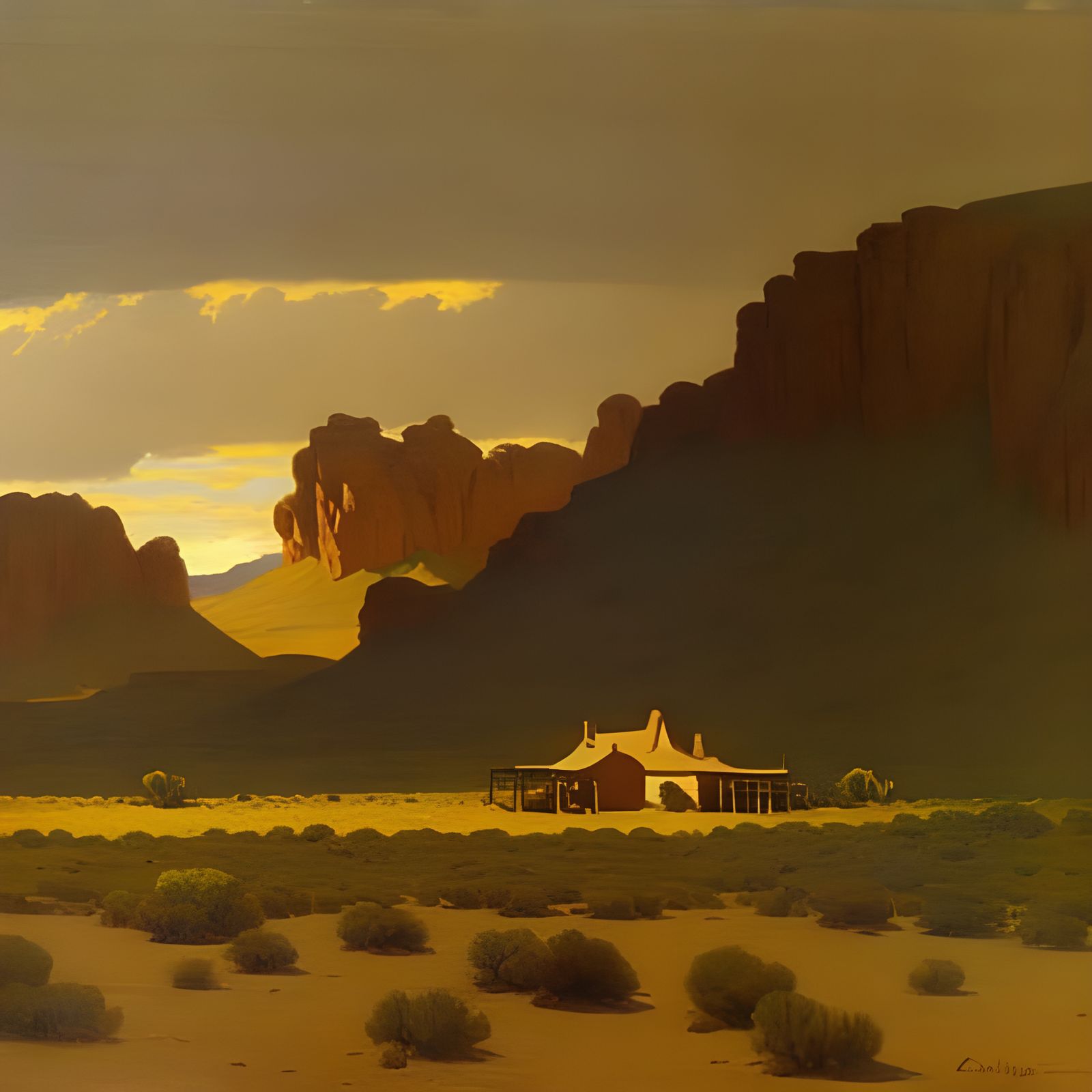 "The Homestead" II - AI Generated Artwork - NightCafe Creator