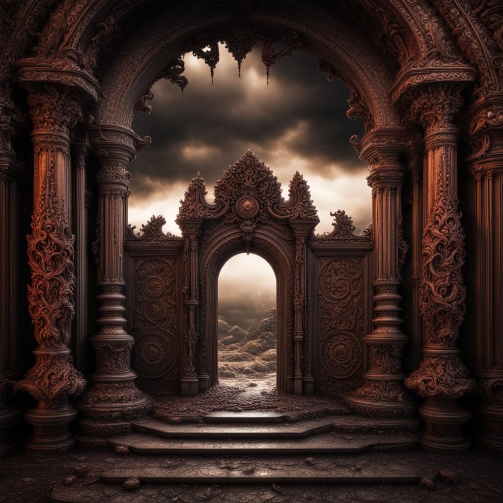 Secret gate - AI Generated Artwork - NightCafe Creator