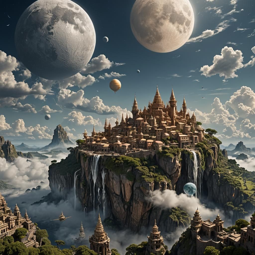 Fantasy Realm - AI Generated Artwork - NightCafe Creator