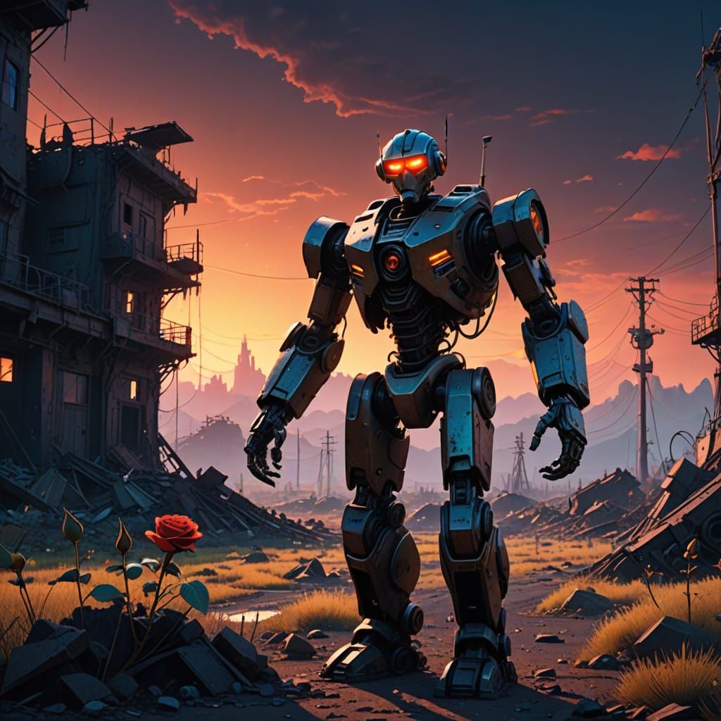 Love, dead and robots - Lone Robot Amidst Post-Apocalyptic R...